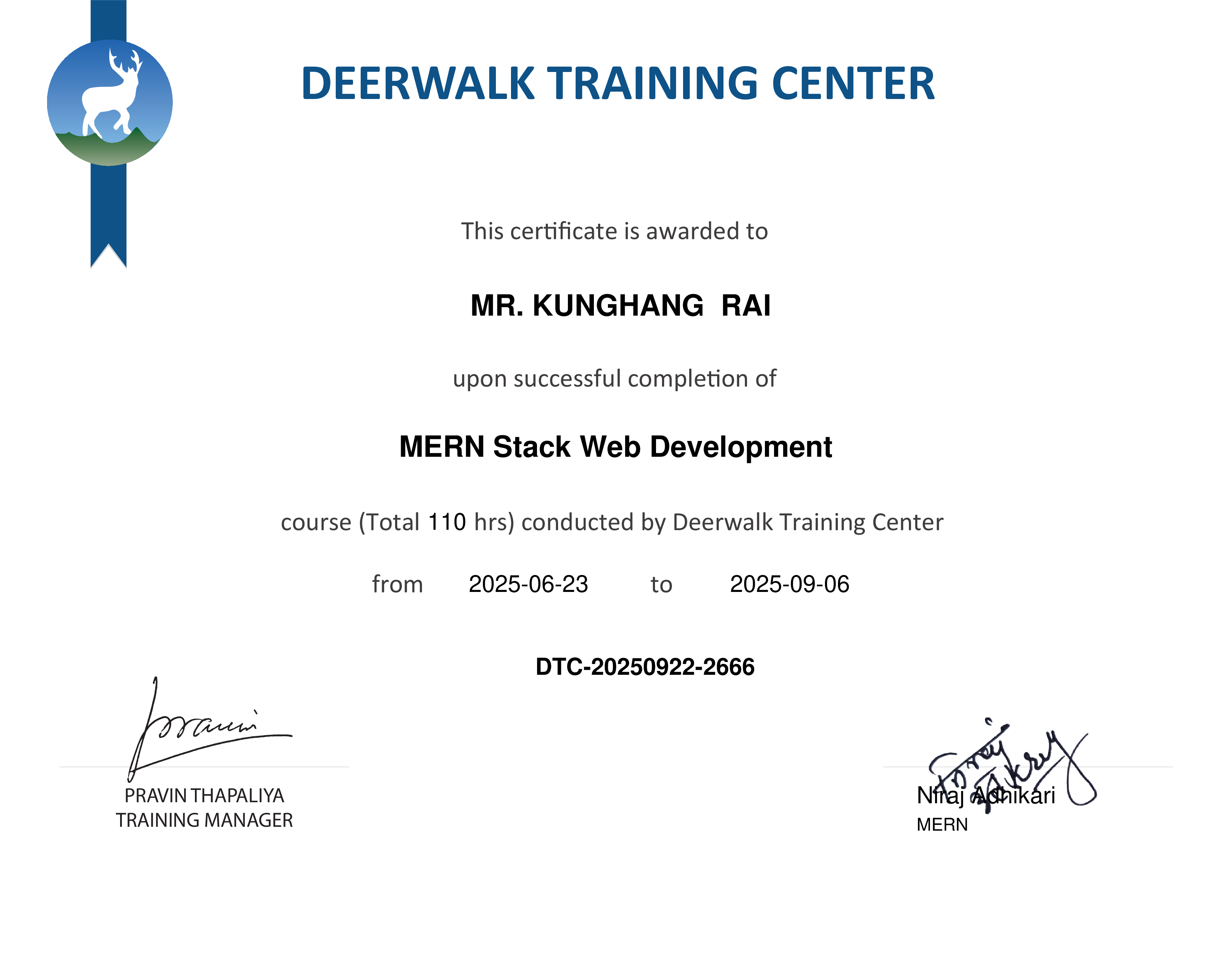 Deerwalk Training Center
